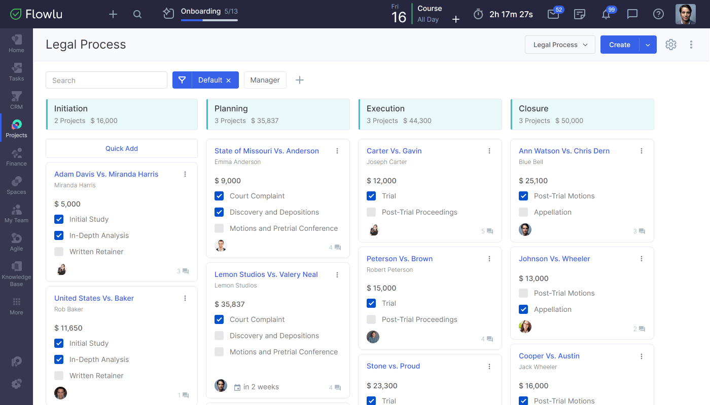 Law Firm Management Software | Flowlu